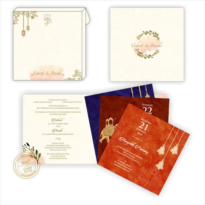 Wedding Cards Collection - Vivah Wedding Cards Ahmedabad.