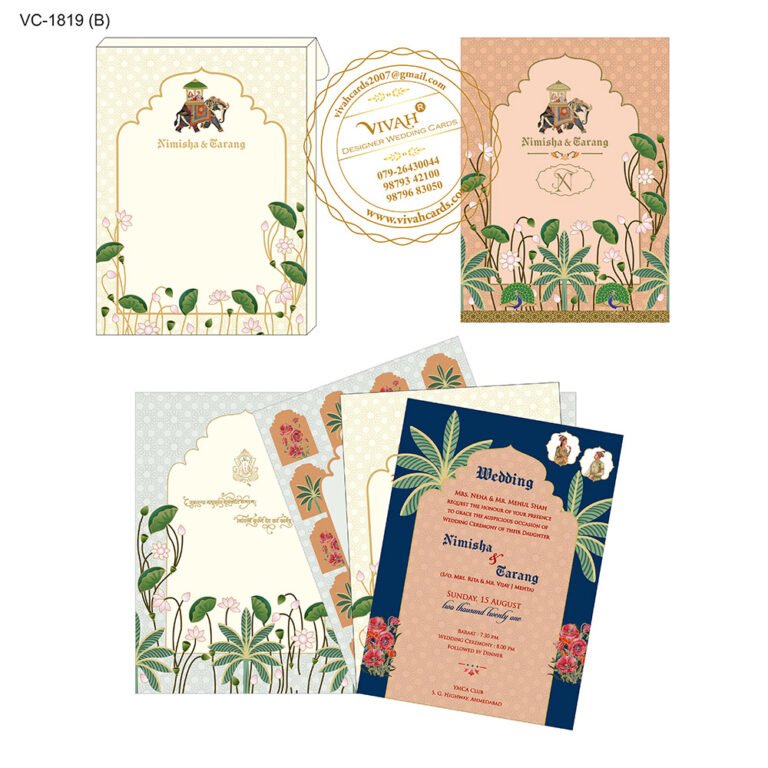 Wedding Card – 1819 | Fully Customized | Indian Wedding Card - Wedding ...