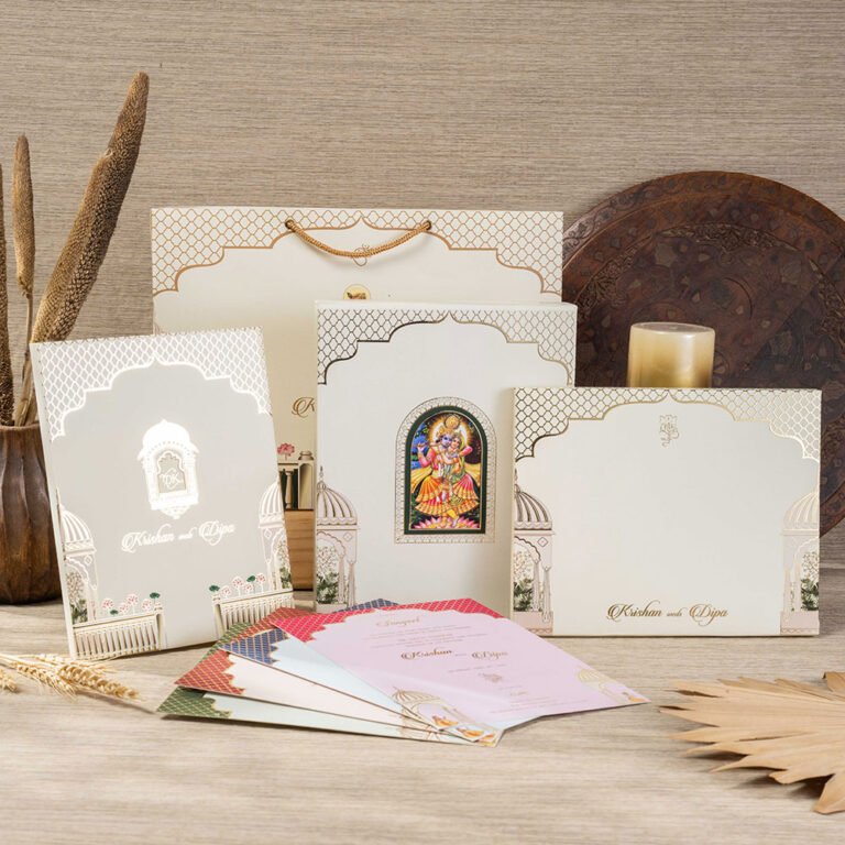Indian Wedding Card - 20275 | Super Gloss Premium Invitation Cards